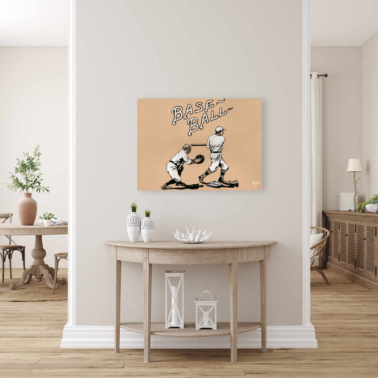 1913 Baseball Art by Row One Brand Wall Art