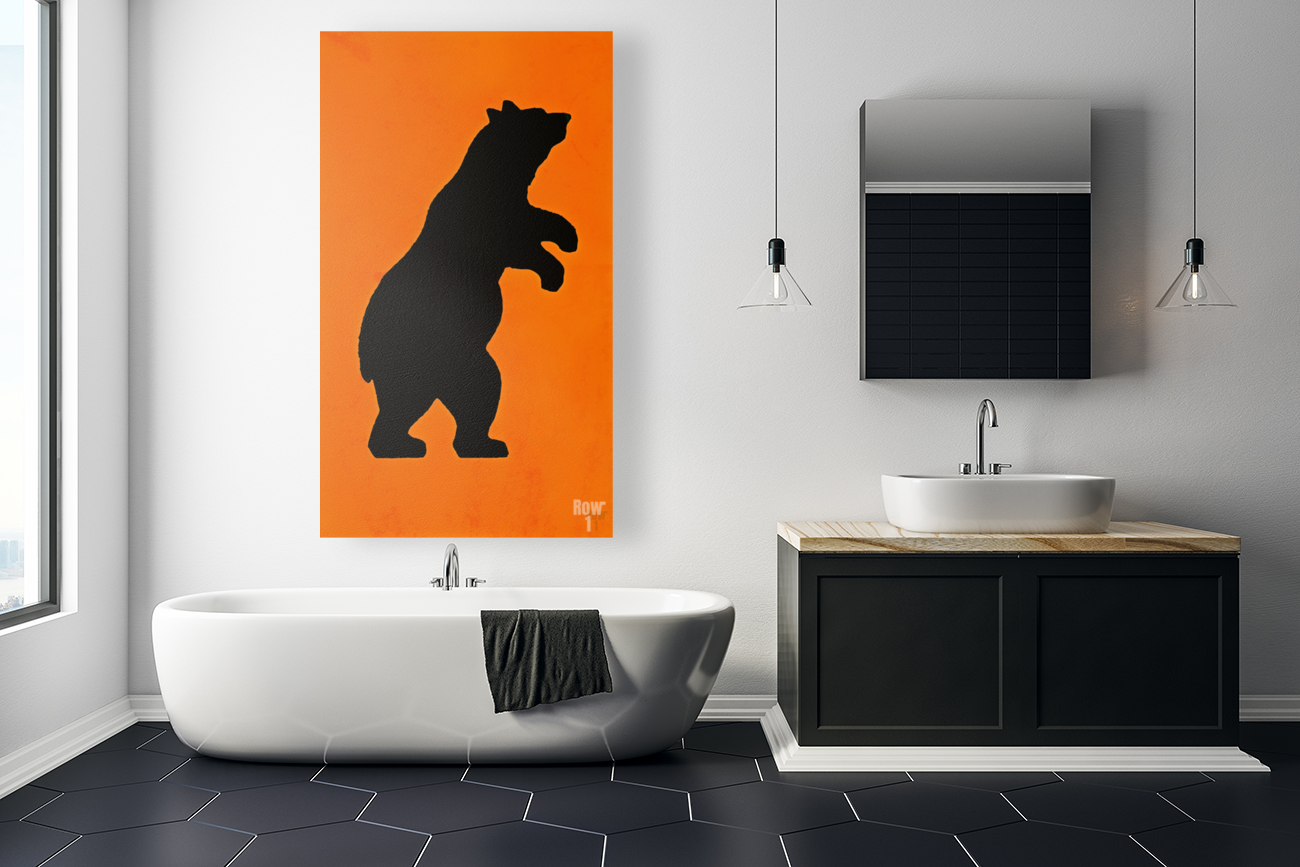 Vintage Mercer Bear Art by Row One Brand Wall Art