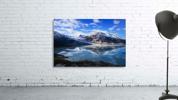 Scenic view of Shamrock Glacier near Merrill Pass, Southcentral Alaska ...