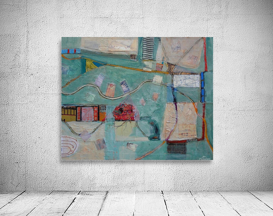 Map of Memory and Loss by DONNA REIBSLAGER Wall Art