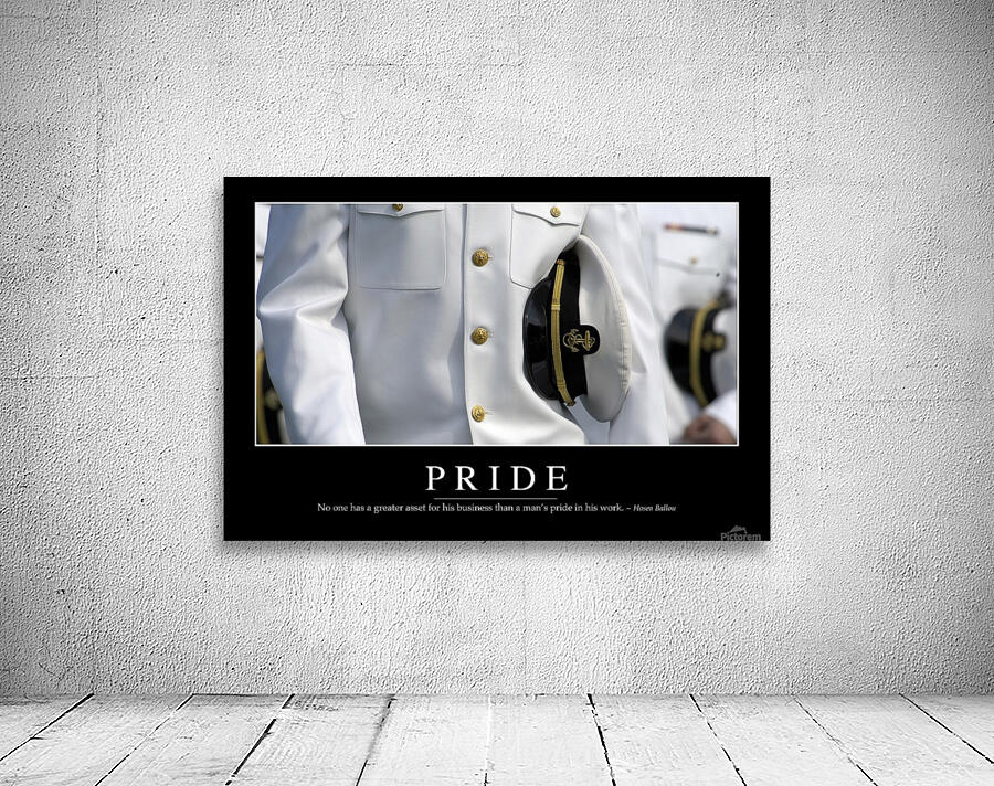 Pride: Inspirational Quote and Motivational Poster by StocktrekImages ...
