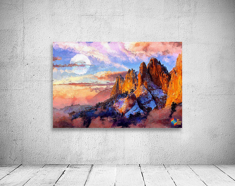 Colorado Mountains by ARTenyo art Wall Art