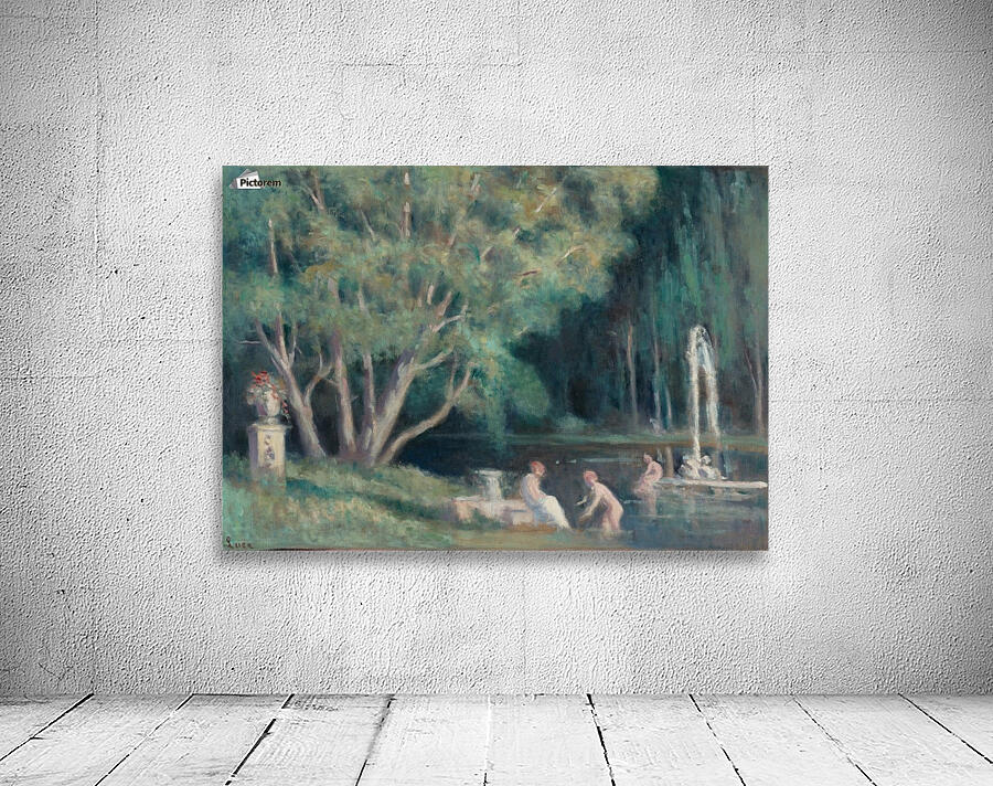 The Bathers in the Water by Maximilien Luce Wall Art