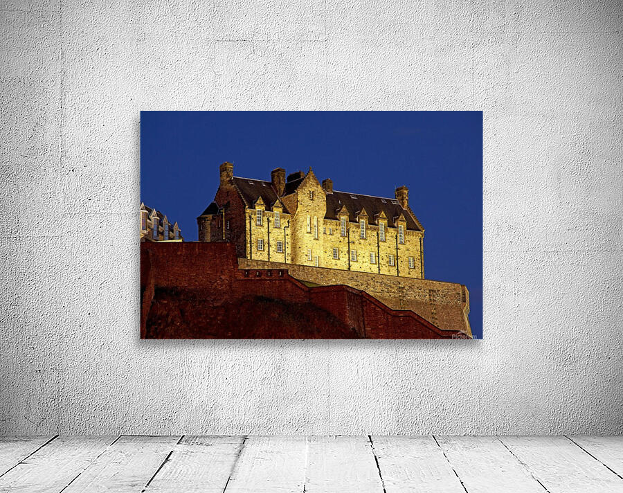 ED 008 Edinburgh Castle by Michael Walsh Wall Art