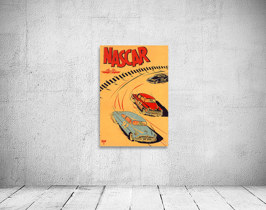 1950s NASCAR Art by Row One Brand Wall Art