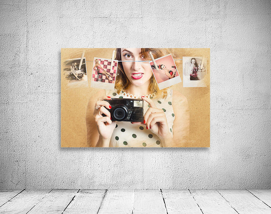 Old photo collection PIN-UP by Jorgo Wall Art