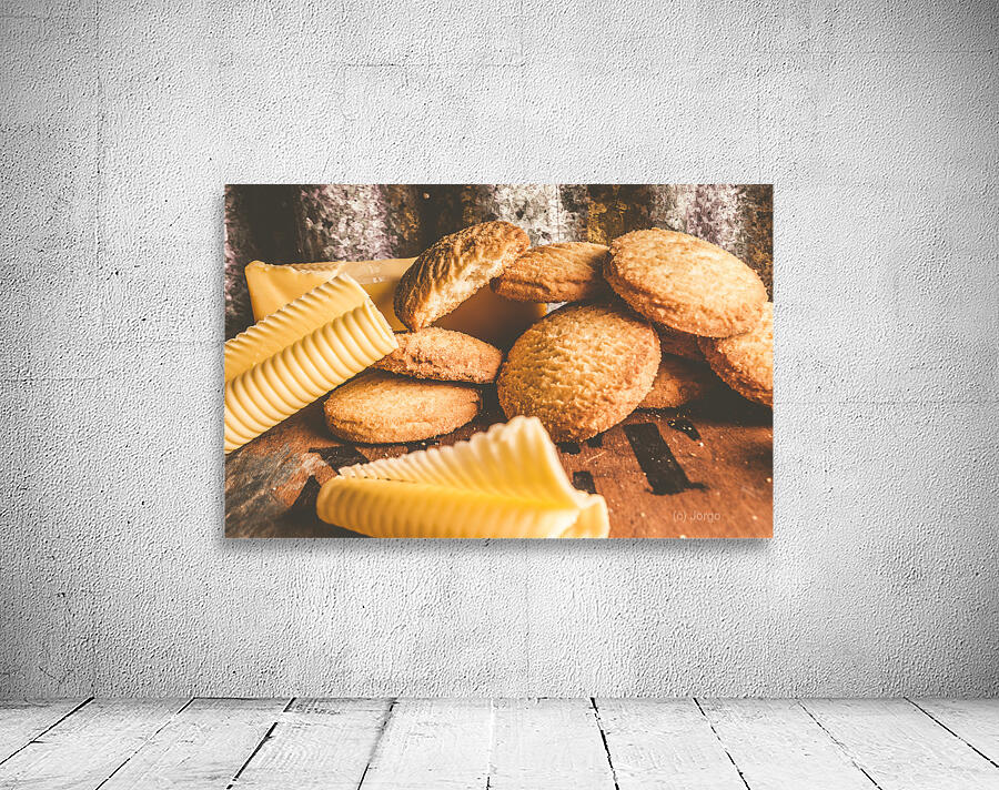Vintage butter shortbread biscuits by Jorgo Wall Art