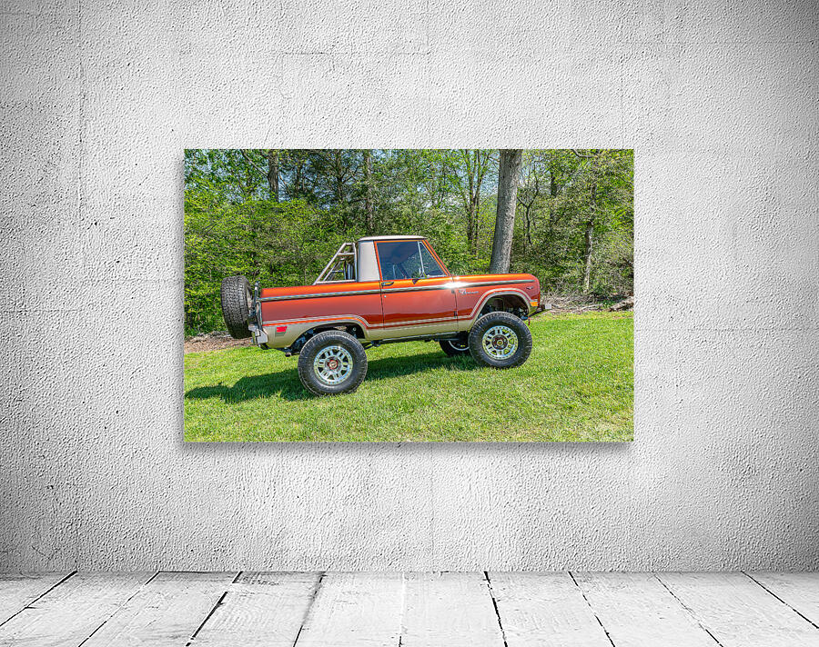 1968 King Ranch Bronco by Alan Cash Photography Wall Art