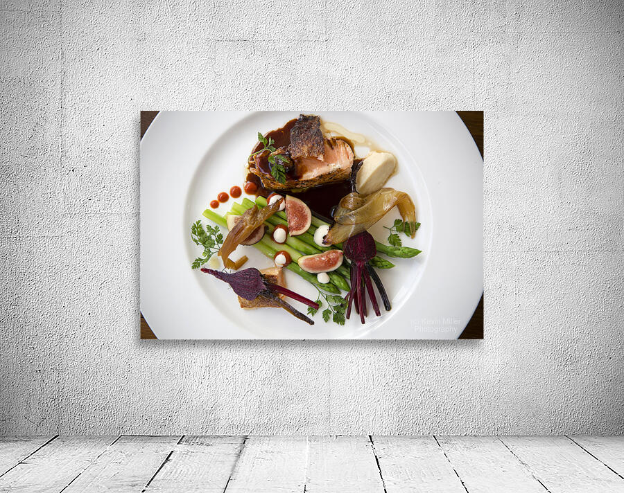Pan Fried Atlantic Salmon Steak by Kevin Miller Photography Wall Art