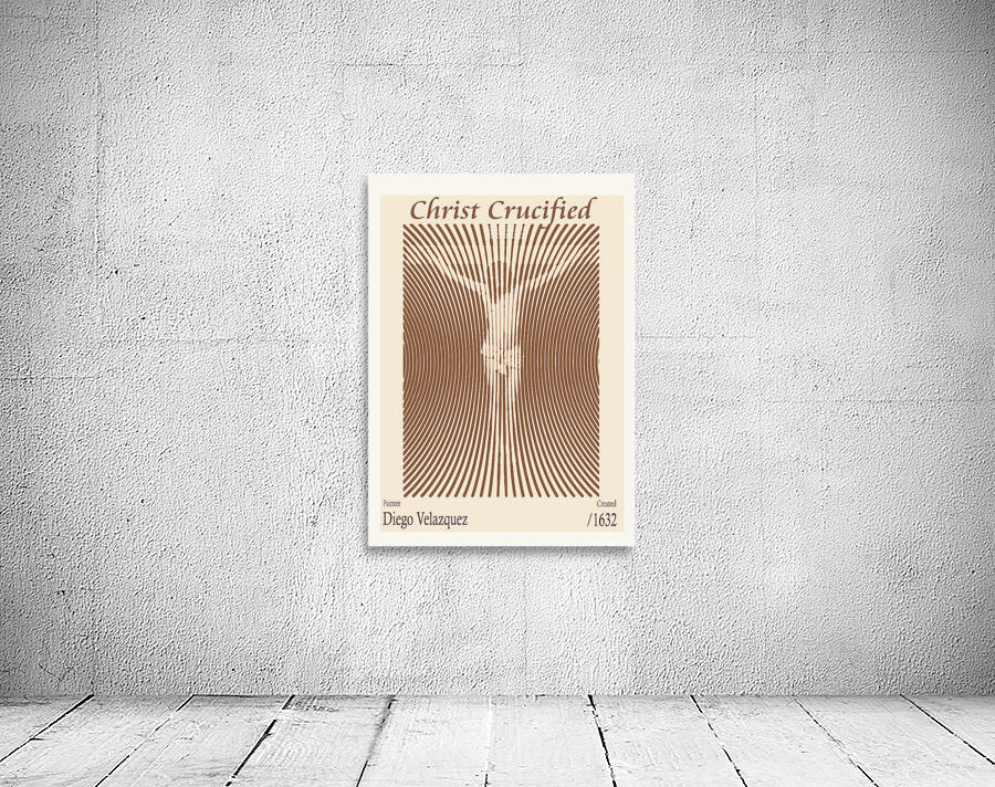 Christ Crucified – Diego Velazquez 1632 by The Hypnotized Art Wall Art