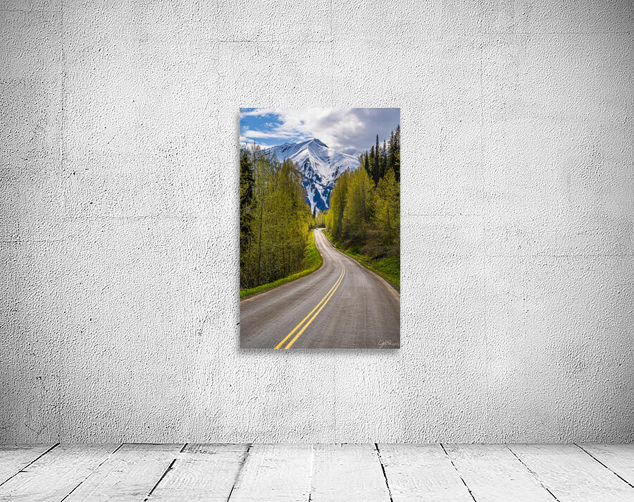 Long and Winding Cassier Highway by Geoffrey Prior Wall Art