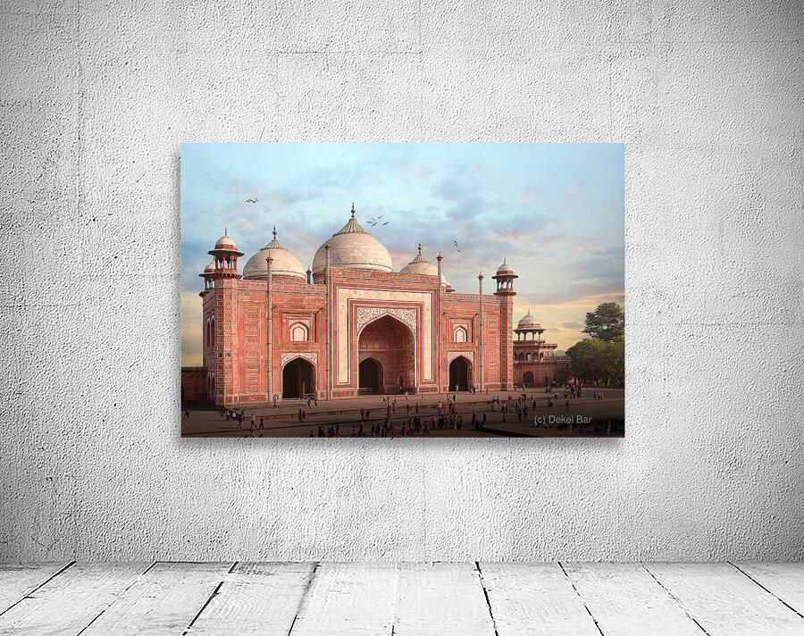 Taj Mahal side building by Dekel Bar Wall Art