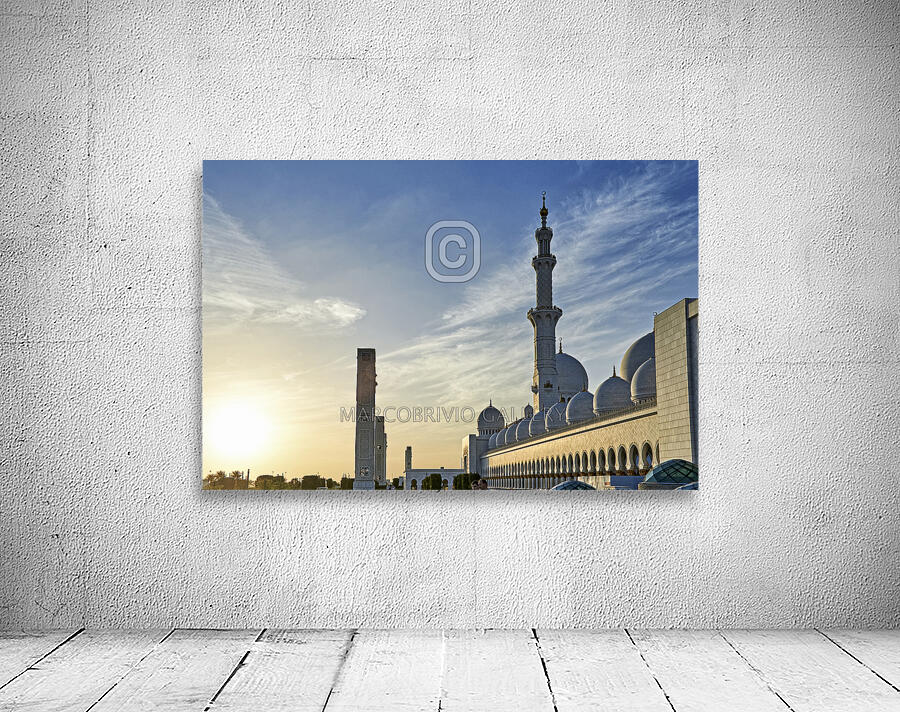 ABU DHABI. Sheikh Zayed Grand Mosque by Marco Brivio Wall Art