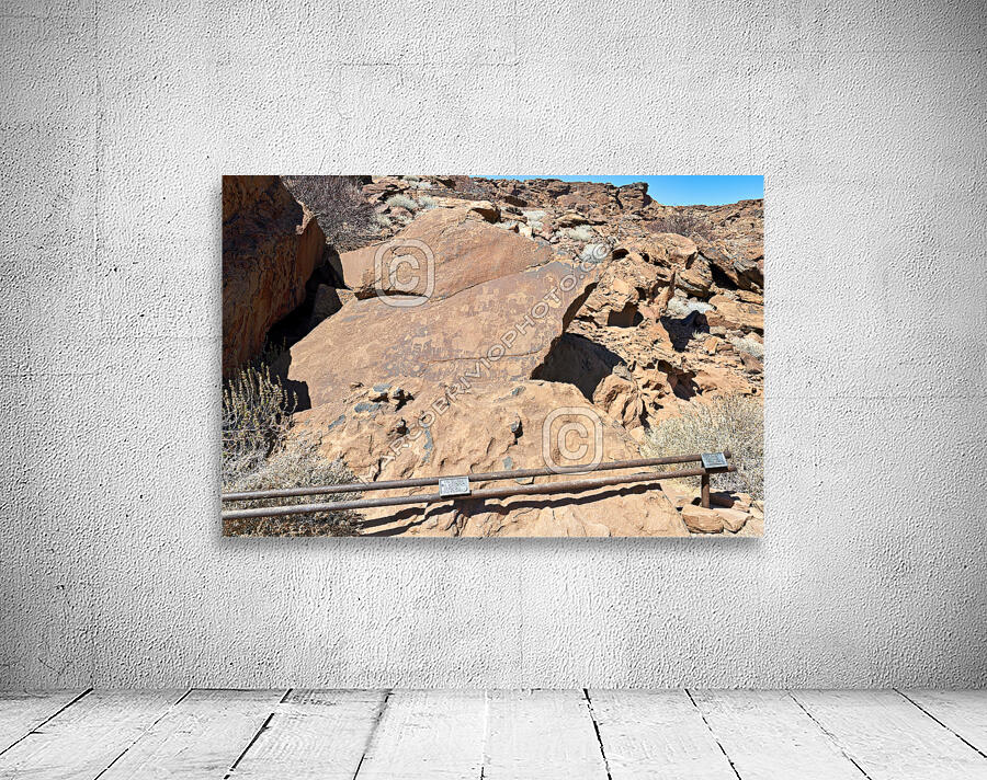 Namibia. Prehistoric rock engravings in Twyfelfontein archaeological ...