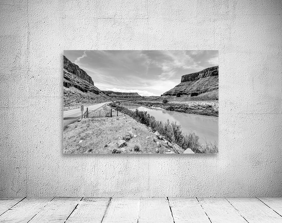 Utah Highway 128 Colorado River Roadside Grayscale by Jennifer White ...