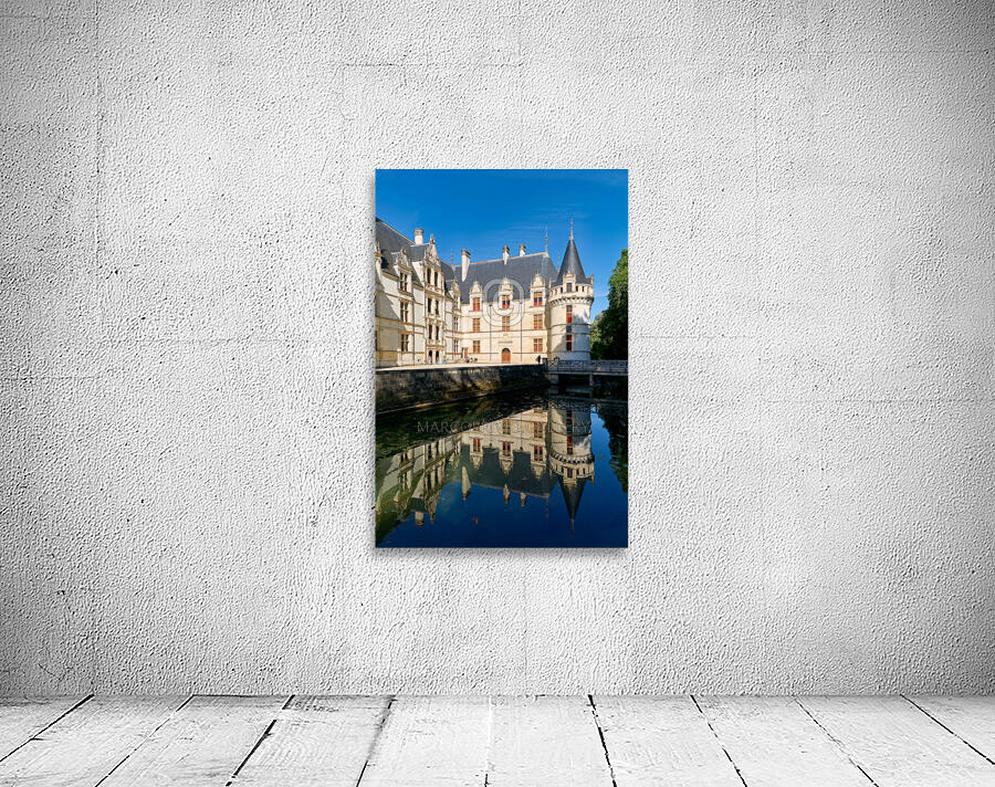 Chateau dAzay le Rideau. Loire Valley. France. by Marco Brivio Wall Art