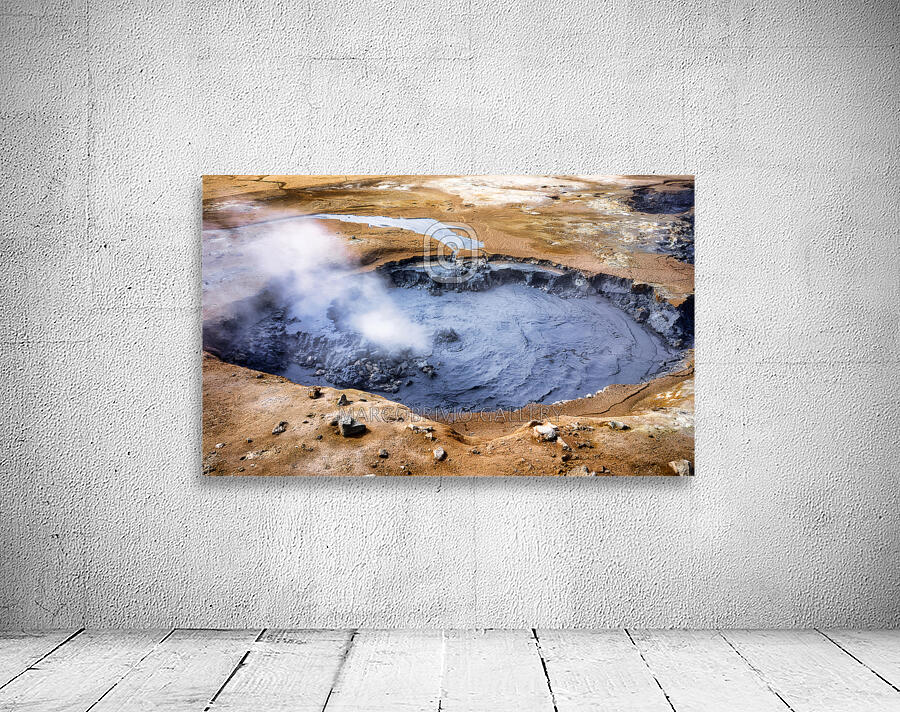 Námaskarð hot springs. Iceland by Marco Brivio Wall Art