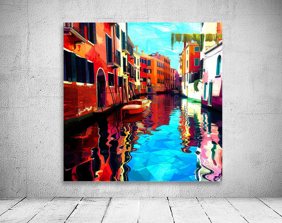 Venice Grand Canal - Waterway by SykArt Designs Wall Art