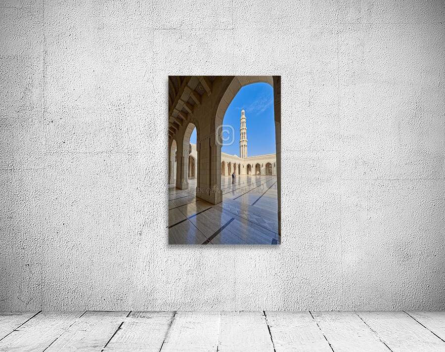 Oman. Muscat. Sultan Qaboos Grand Mosque by Marco Brivio Wall Art