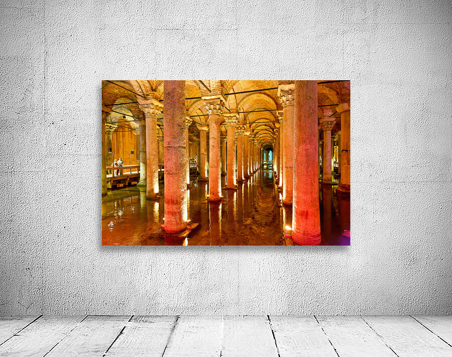 Istanbul Turkey. Basilica Cistern by Marco Brivio Wall Art