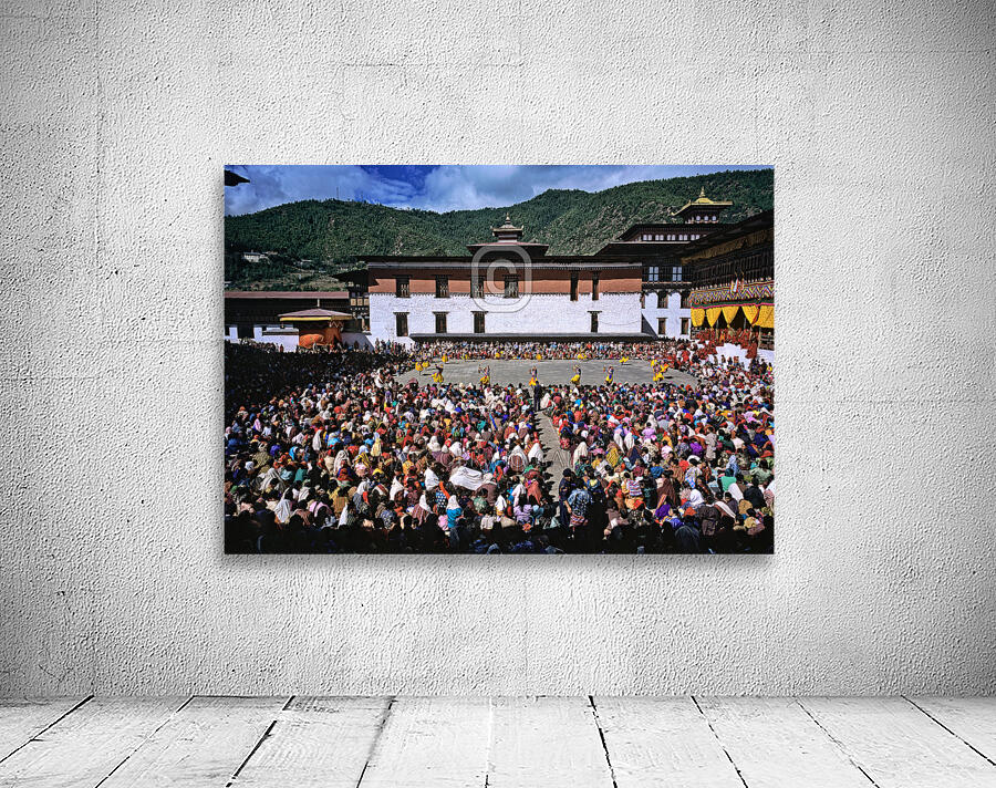 BHUTAN. Thimphu Tsechu Festival by Marco Brivio Wall Art