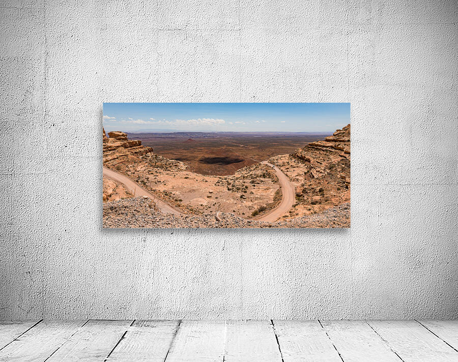 Moki Dugway Switchback Road Pano by Jennifer White Wall Art