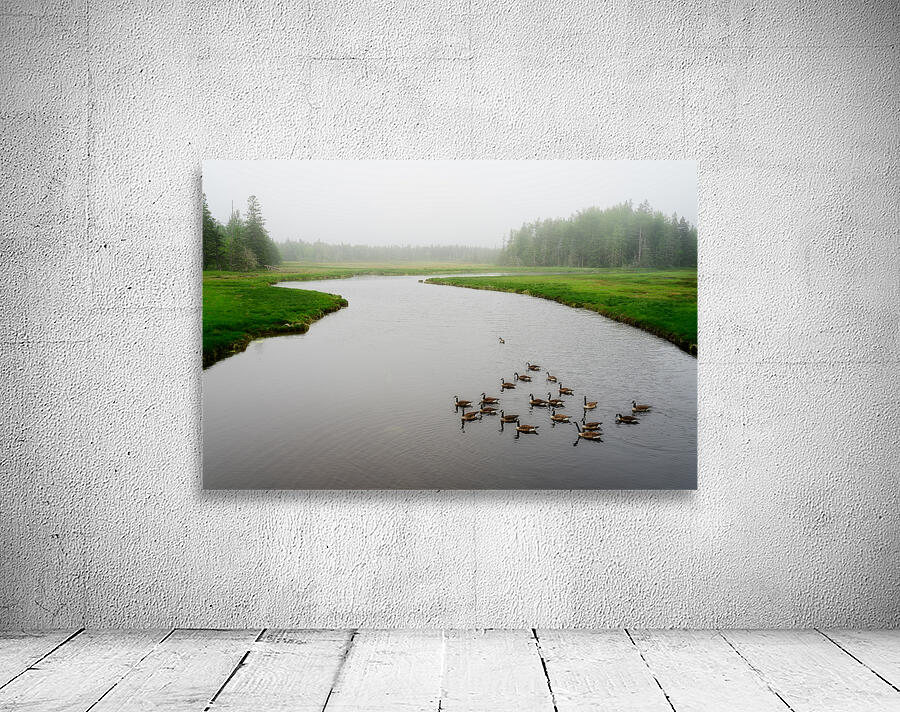 Mystic Marsh Gathering by Rick Berk Wall Art