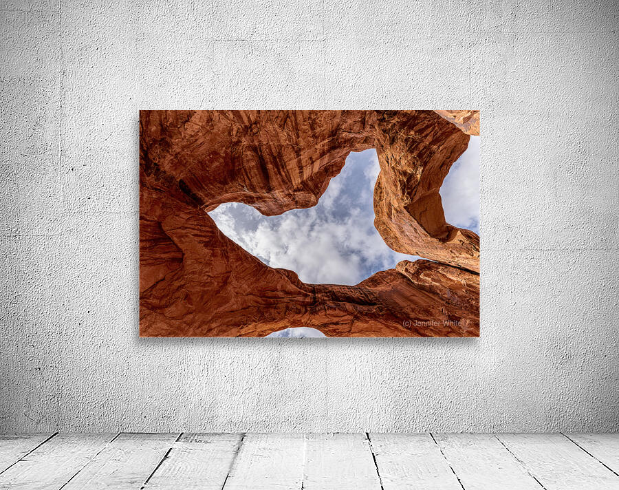 Double Arch Skyview Window by Jennifer White Wall Art
