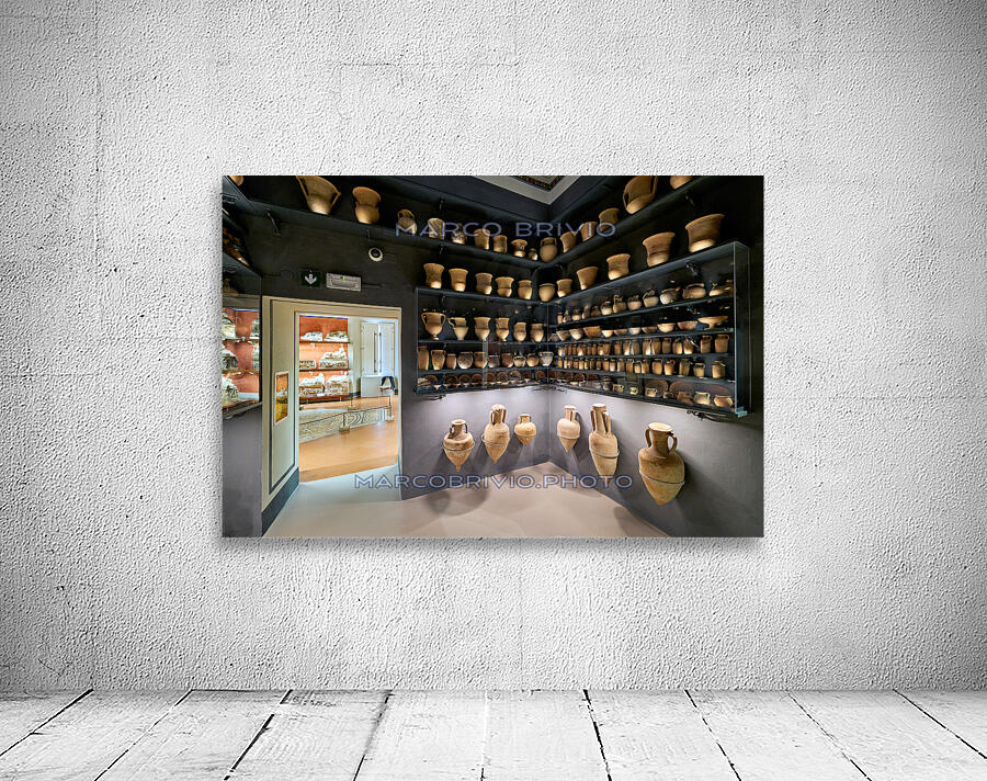 Volterra Tuscany Italy. Guarnacci Museum of Etruscan Artifacts ...