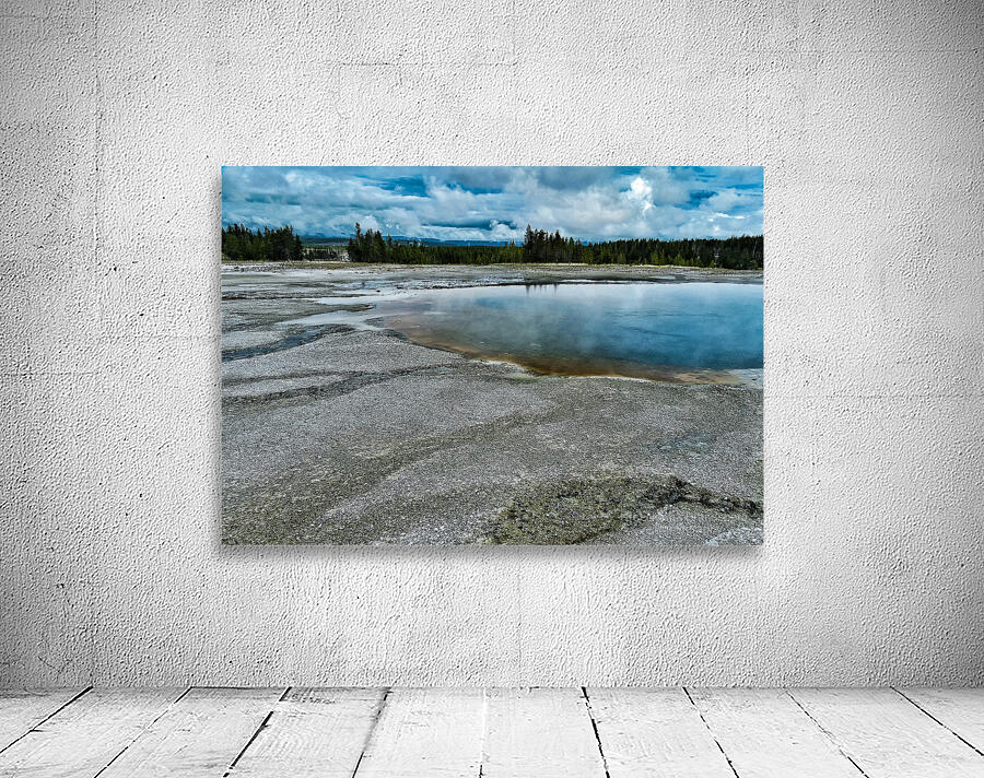 Yellowstone Prismatic Spring Pool by Norma Brandsberg Photography Wall Art