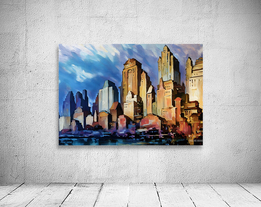 1942 Metropolis Art by Row One Brand Wall Art