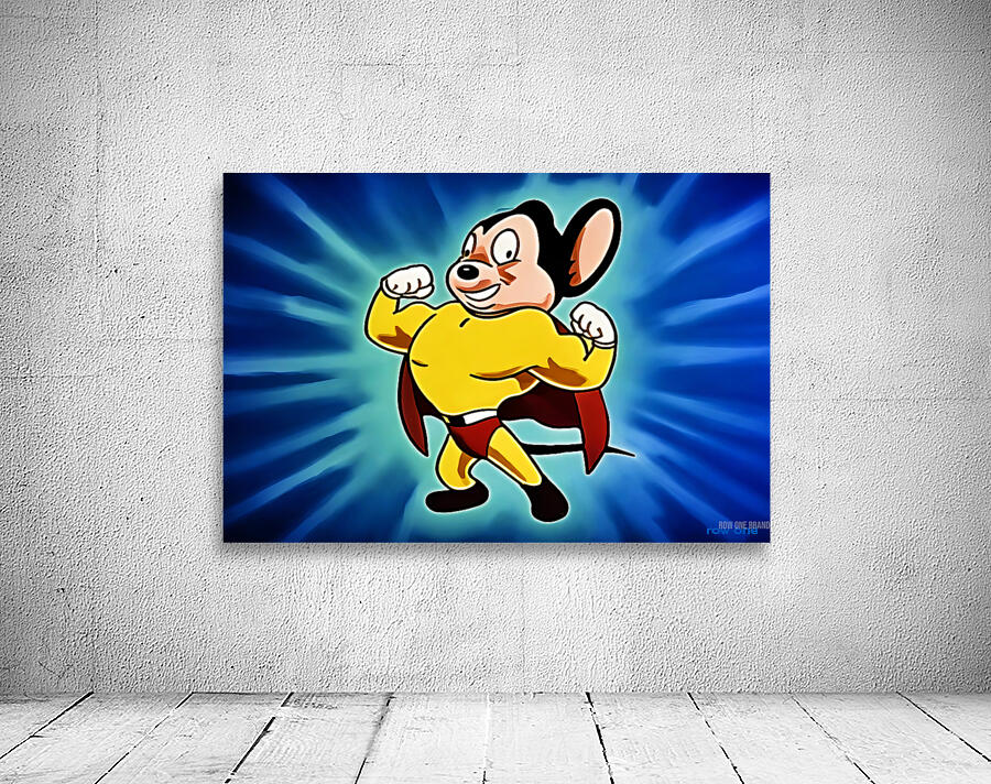 1950 Mighty Mouse Cartoon Art by Row One Brand Wall Art