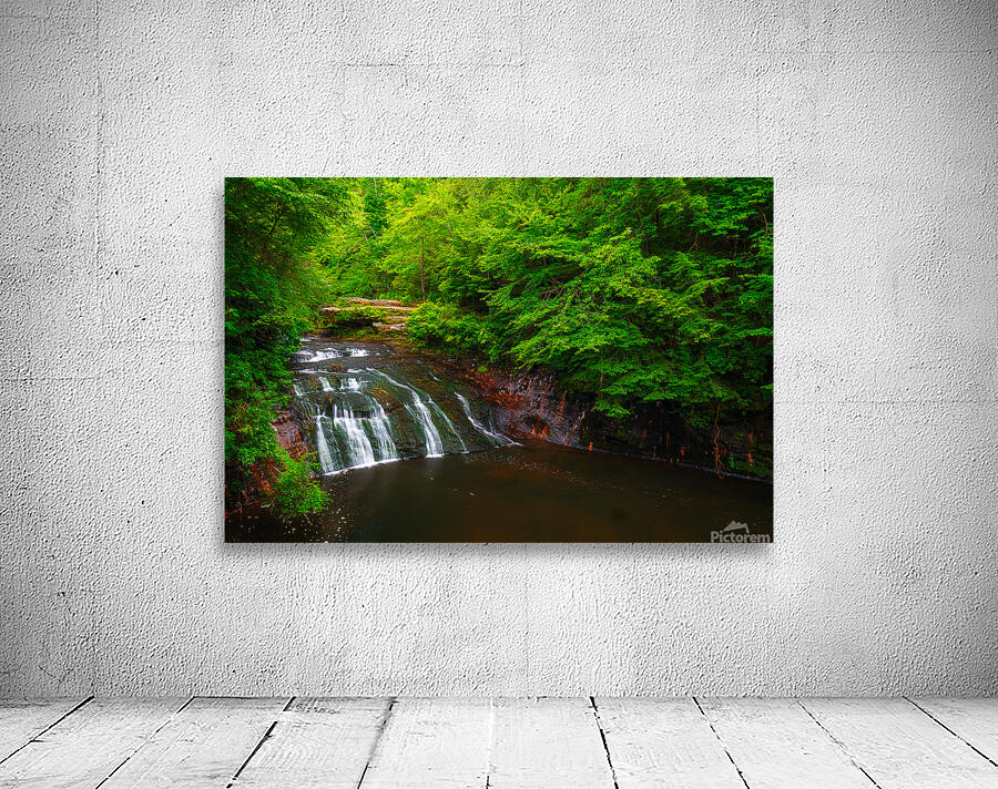Spring at Kinlock Falls by Andy Crawford Wall Art