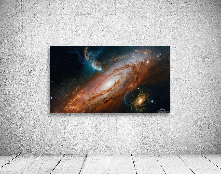 Cosmic Beauty: An Enchanting Glimpse of Space by Maha Ebrahim Wall Art