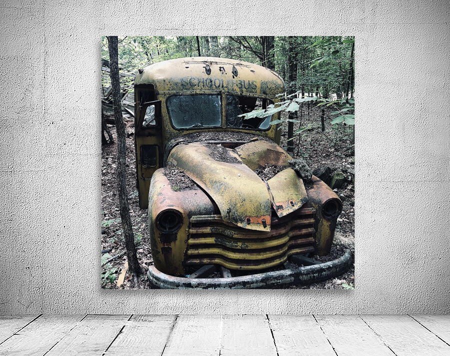 The Rundown Bus by Kelly Ricard Wall Art