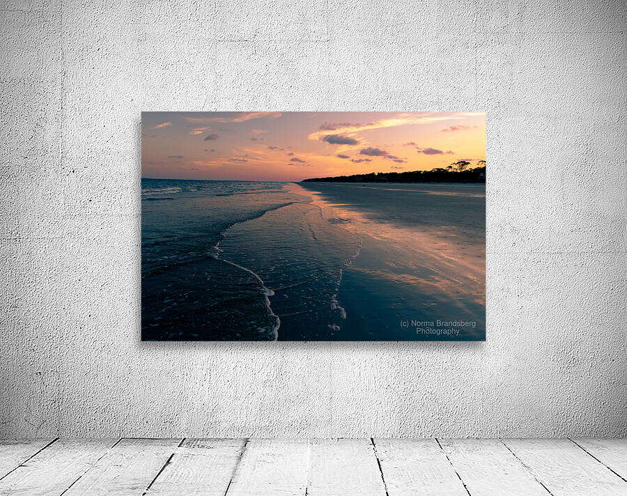 The Perfect Beach Sunset by Norma Brandsberg Photography Wall Art