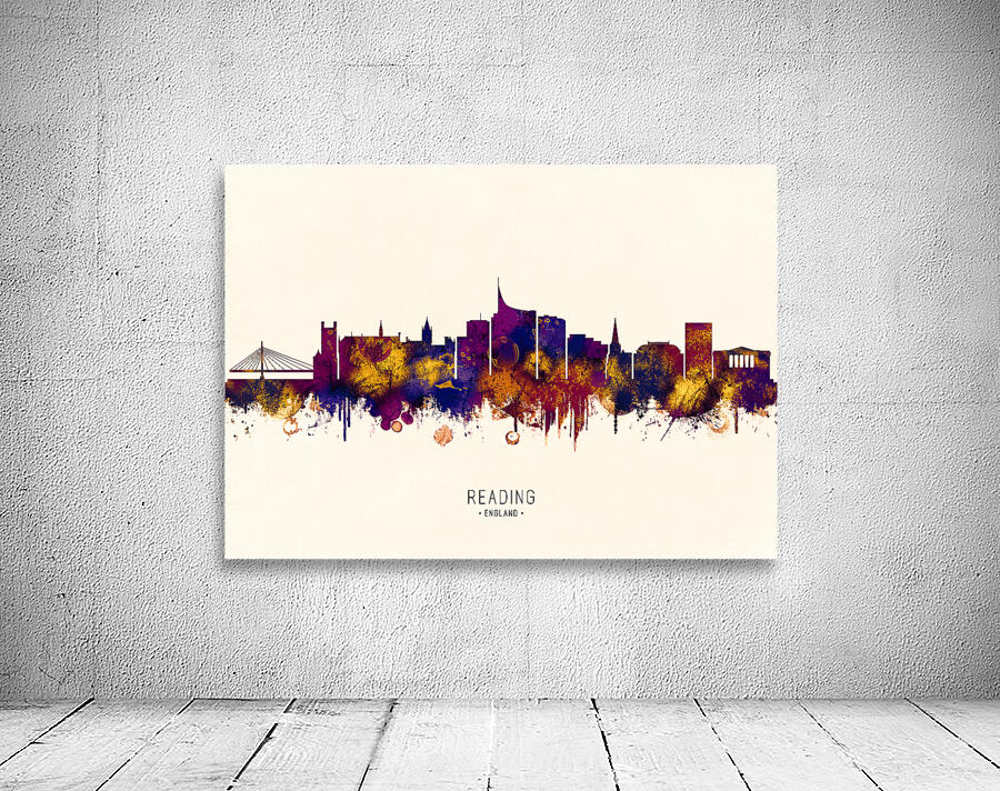 Reading England Skyline by Towseef Dar Wall Art