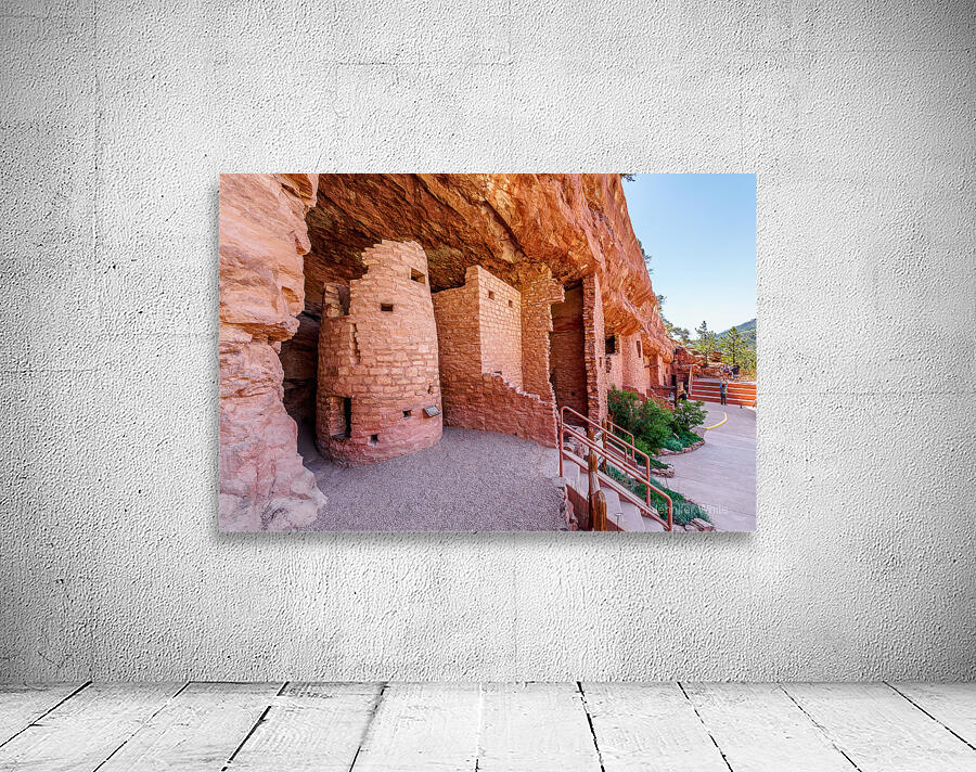 Manitou Cliff Stone Dwellings by Jennifer White Wall Art