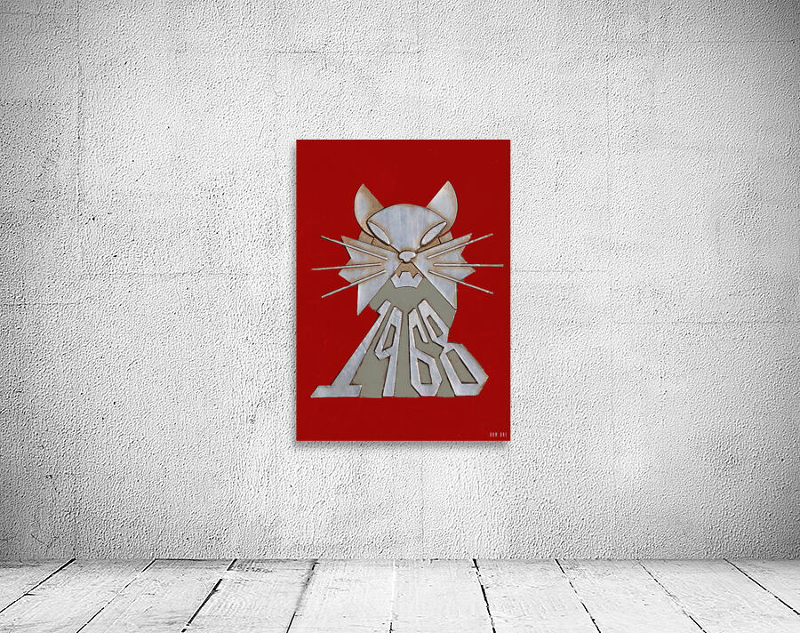 1968 Wildcat Art by Row One Brand Wall Art