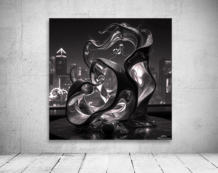 Abstract Note Suspension by Byron Johnson Wall Art