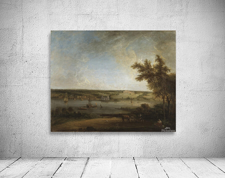 English Landscape from Mistley Hall Essex [1772] by Elias Martin [1739 ...