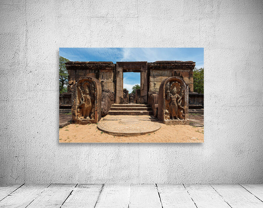 Ruins in Quadrangle group in ancient city Polonnaruwa Sri Lanka by ...