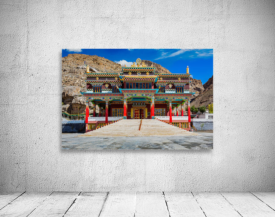 Buddhist monastery in Kaza Spiti Valley by Dmitry Rukhlenko Wall Art