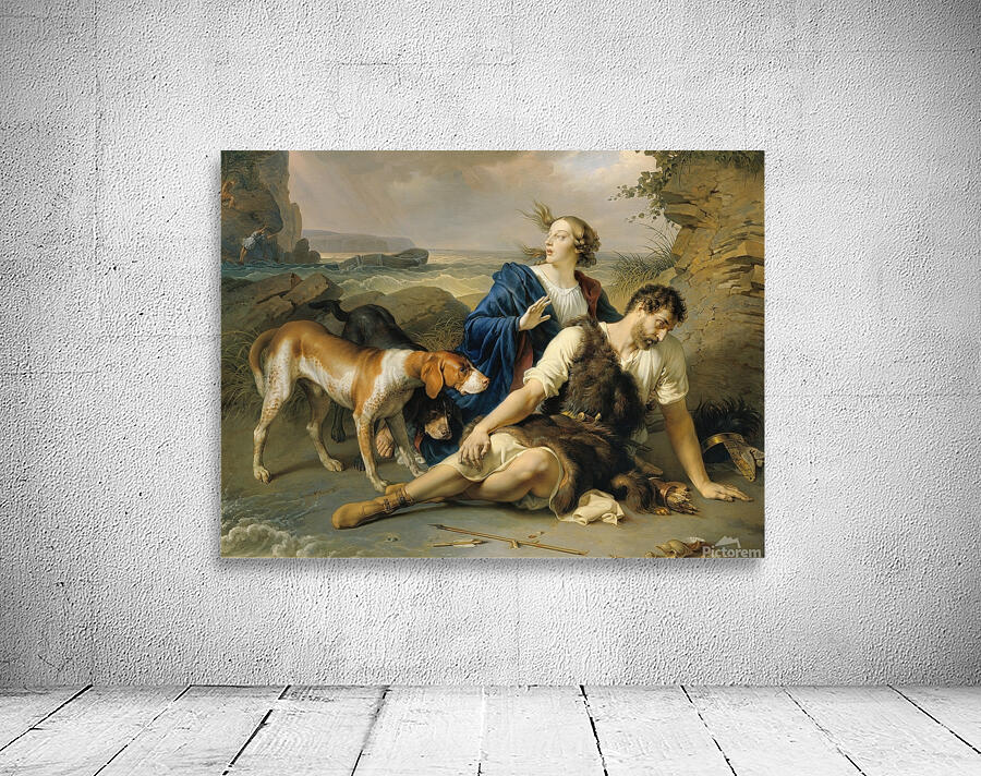 Arindal and Daura [circa 1820–25] by Johann Peter Krafft [1780–1856] by ...