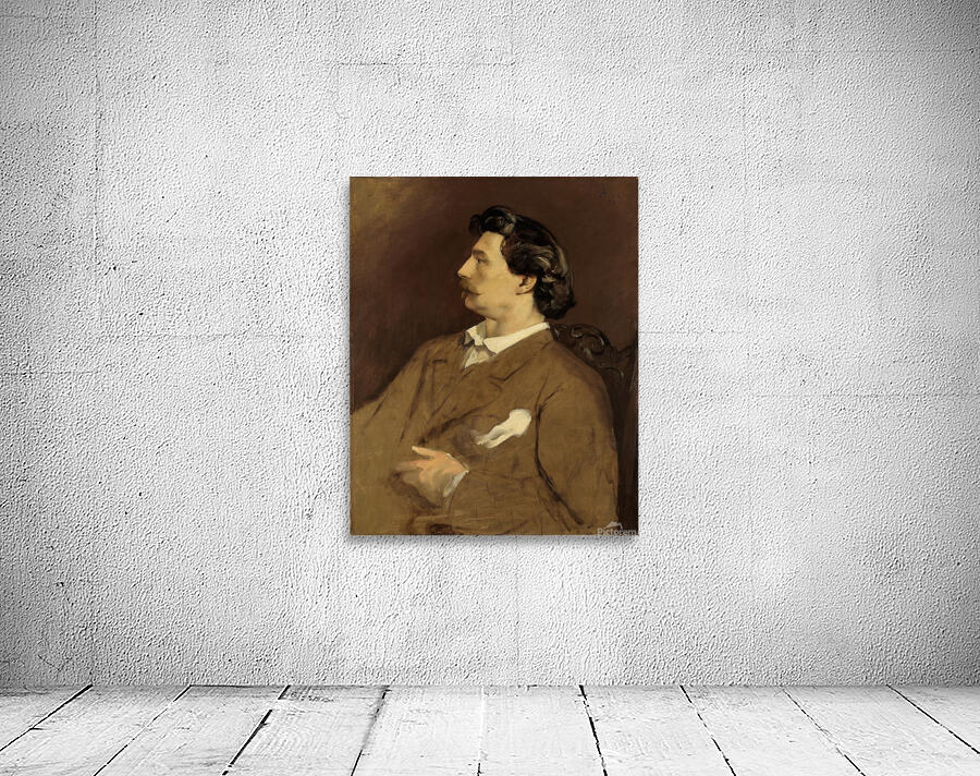 Selbstbildnis [Self Portrait] [1878] by Anselm Feuerbach [1829–1880] by ...