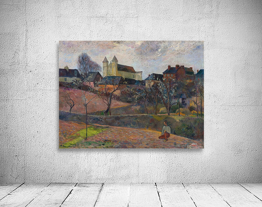Vue de Rouen [View of Rouen] [1884] by Paul Gauguin [1848–1903] by ...