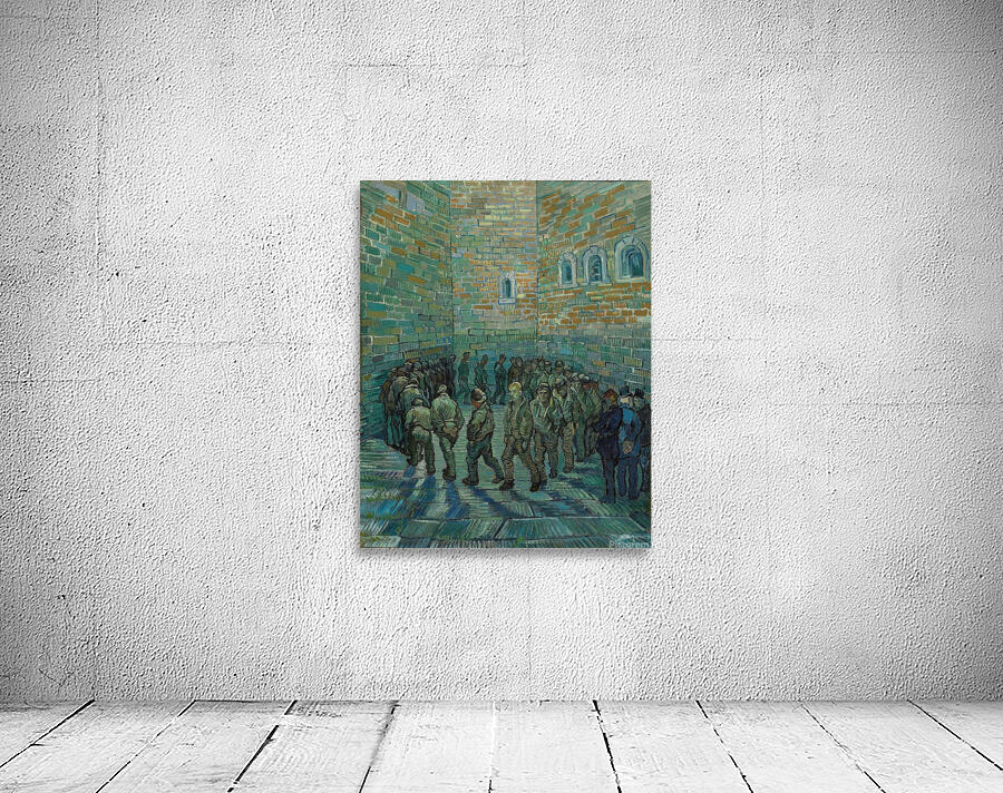 The Prison Courtyard [1890] by Vincent van Gogh [1853–1890] by ...