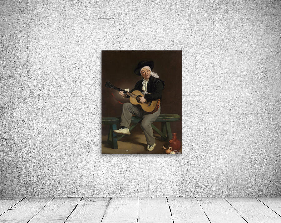 The Spanish Singer [1860] by Édouard Manet [1832–1883] by MyCozyFineArt Wall Art