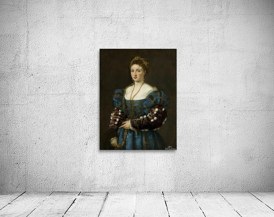 Portrait of a Lady [La Bella] [1536–38] by Titian [circa 1488–1576] by ...