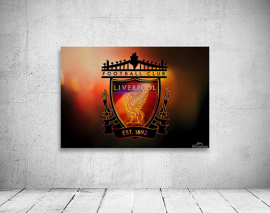 Retro-Futuristic Liverpool FC Emblem - Stylized Liverbird Design with ...